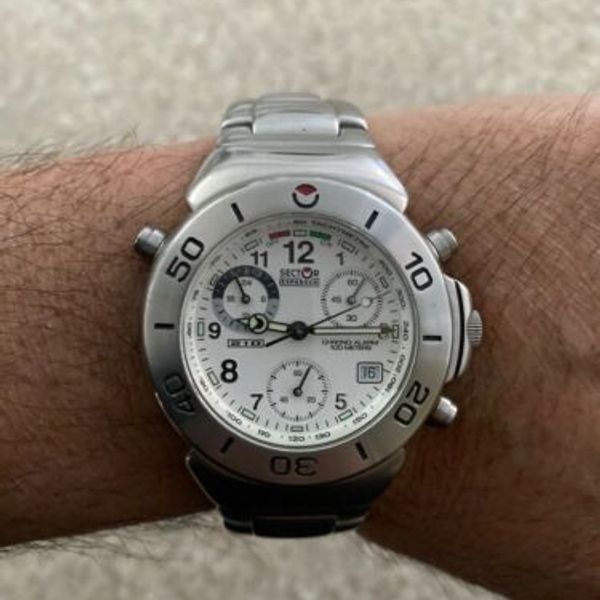 Mens Sector Expander 210 Watch Chrono-Alarm Quartz Stainless Steel New ...