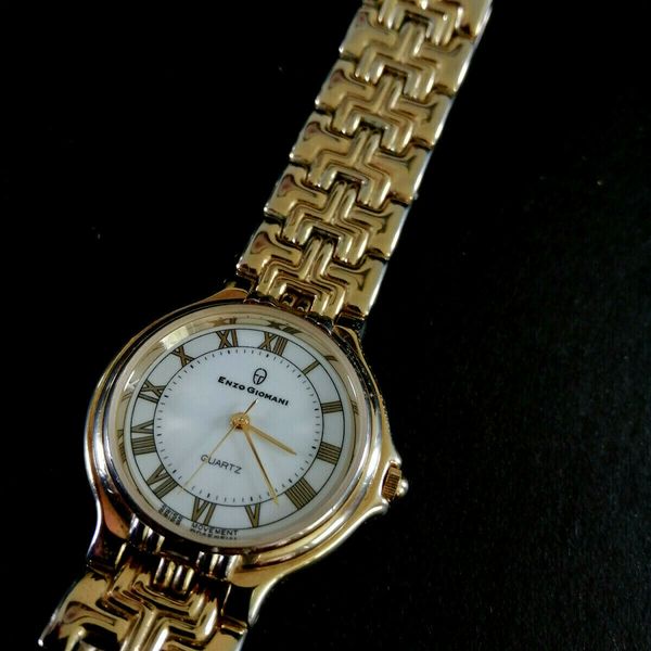 Mens Enzo Giomani Watch 9252G 34mm Case Semag Swiss Movt 1 Jewel New ...