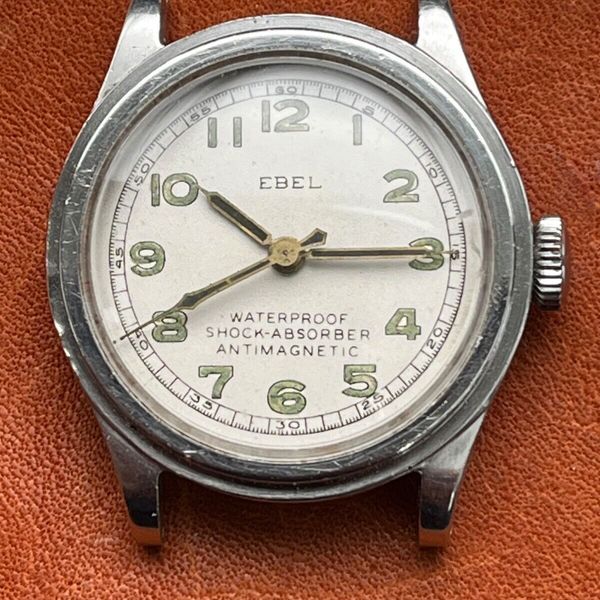 EBEL TRE-TACHE FLAT STEPPED BEZEL ALL STAINLESS STEEL RUNNING VINTAGE ...