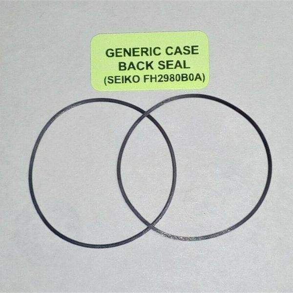 Seiko Generic Case Back Gasket Seal 2 parts (FH2980B0A-B01) see list ...