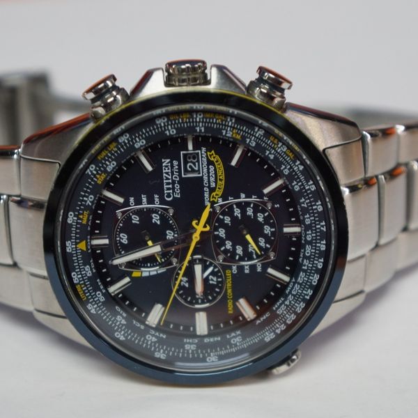 Citizen Eco Drive Blue Angels H800-S081157 Radio Controlled Men's Watch ...