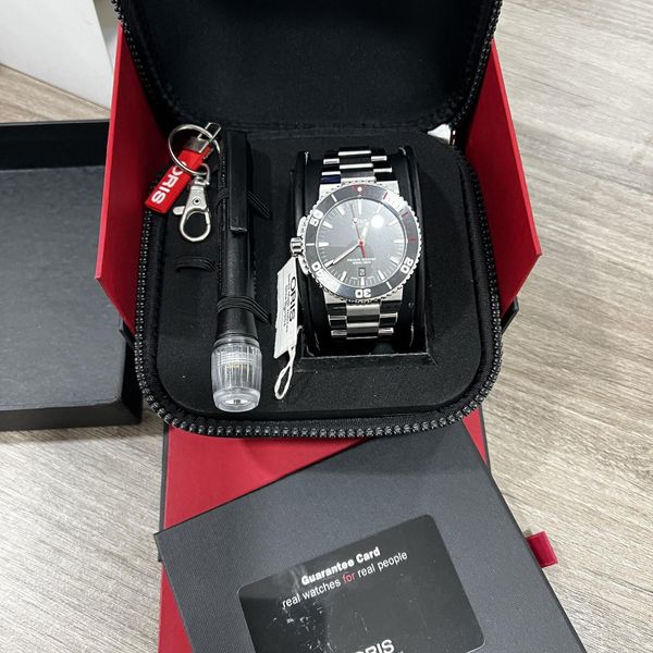 [WTS] Oris Aquis Date Red Limited Edition Reference 733 7653 4183M B&P ...