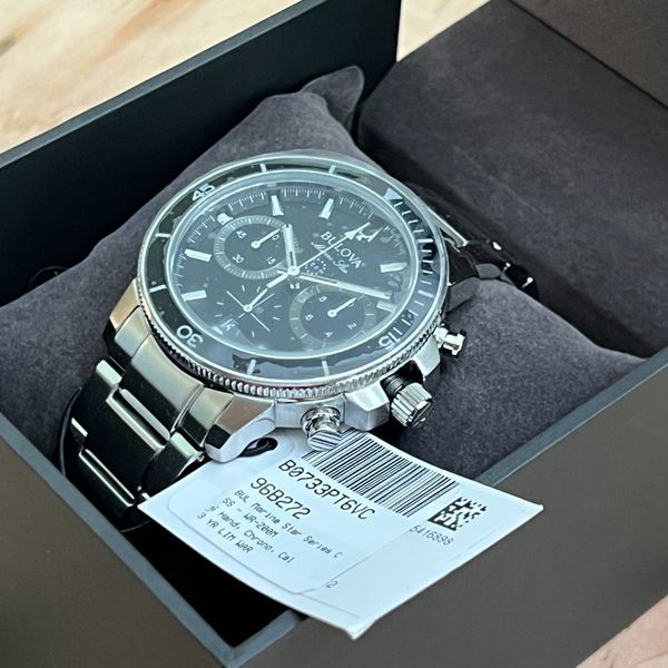 Bulova Marine Star - 96B272 - Orologio al Quarzo Uomo Acciaio Inox ...