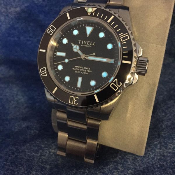 [WTS] Tisell Marine Diver (Black/No Date) | WatchCharts