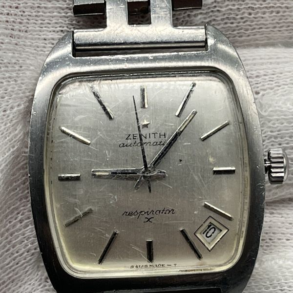 Zenith Respirator Automatic Men's Watch with Date Display Stainless ...