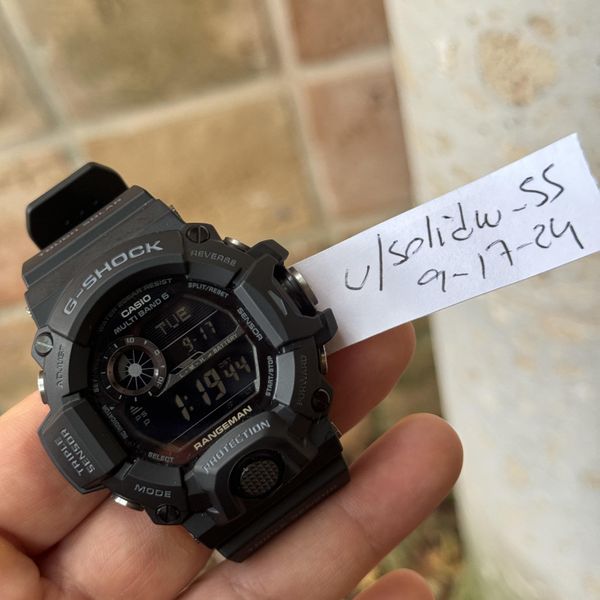 [WTS] Casio G Shock Stealth Rangeman GW9400-1B new full set $180 shipped!! | WatchCharts Marketplace