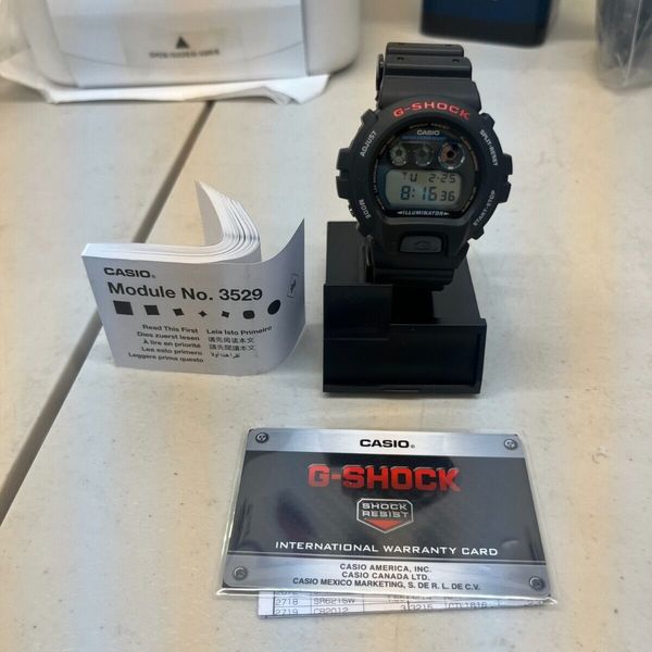 Casio G-Shock Men's Quartz Chronograph Black Resin Sport 45mm Watch ...