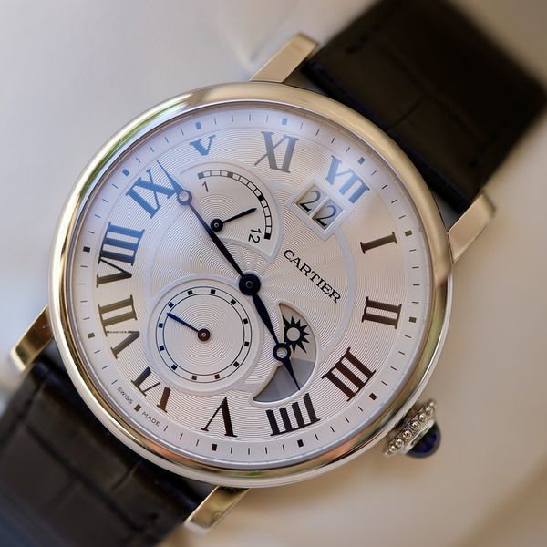 FS: Cartier Rotondo de Cartier W1556368 Grand Date Retrograde ...
