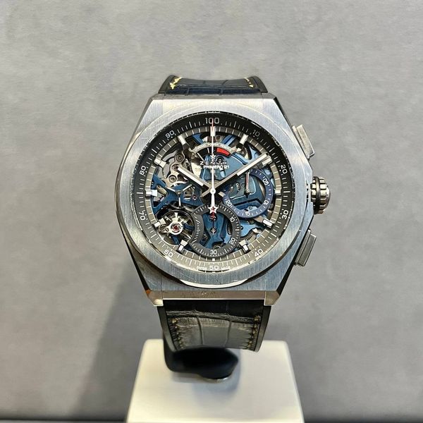 WTS Zenith Defy El Primero 21 Blue Skeleton Dual Escapement Chronograph ...