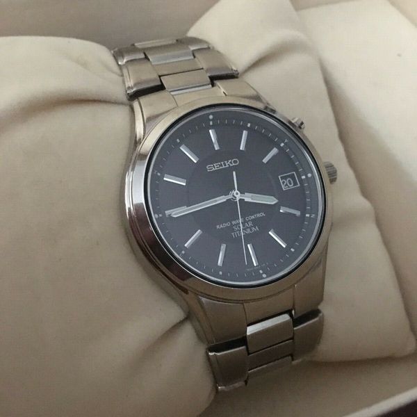 Seiko Spirit Titanium SBTM193 7B42-0AN0 Solar RadioControl Watch ...