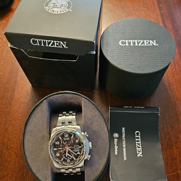 CITIZEN Eco-Drive WORLD TIME A-T Men's WATCH 200M Diver H820-S087104 ...