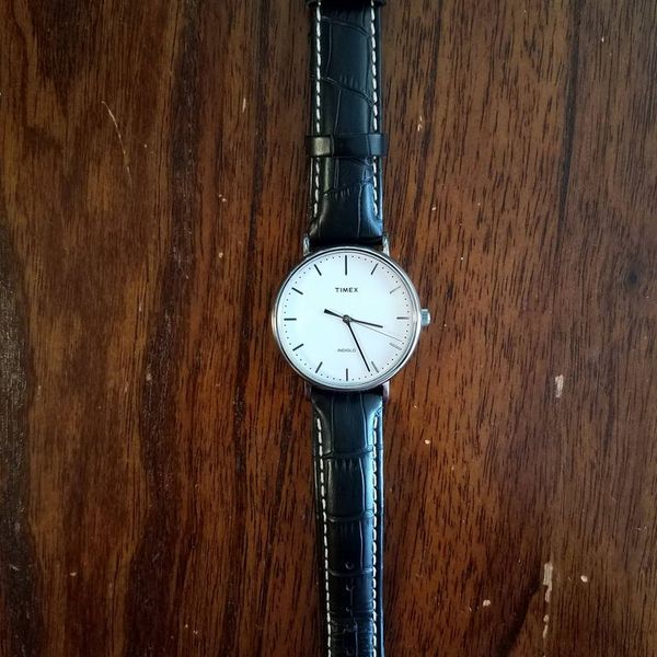 Timex Fairfield with lizard print strap | WatchCharts Marketplace