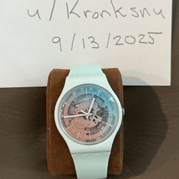 [WTS/WTT] Swatch Fleetingly Iceblue - $65 CONUS | WatchCharts