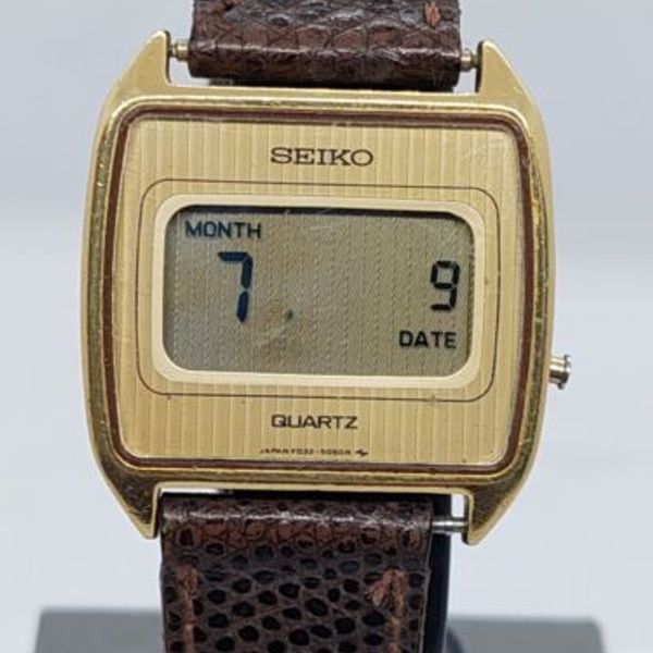 Vintage Seiko F033-5000 Quartz Digital Watch Ultra Rare ( As Is Sale ...
