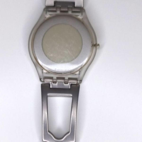 Swatch Skin Stainless steel watch, no battery, for repair or parts ...