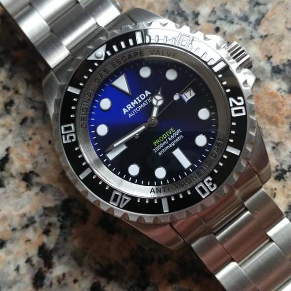 REDUCED! Armida A4 Rare Prodive Blue Fade Dial | WatchCharts Marketplace