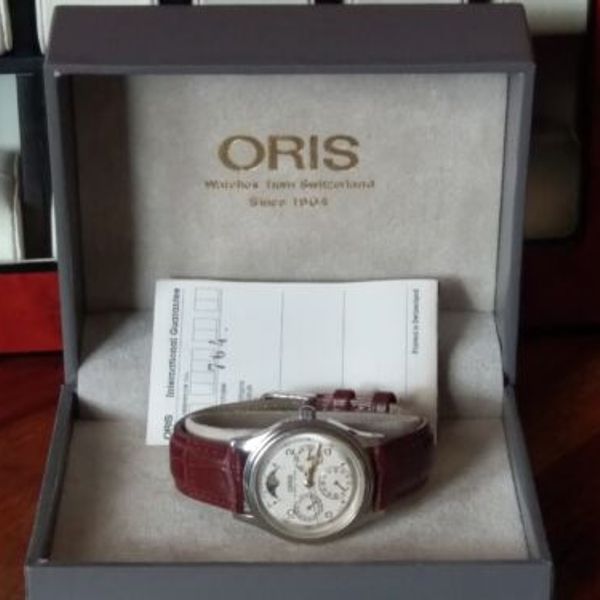 Oris complication moonphase gmt ref 7433 , orologio fasi lunari pre ...