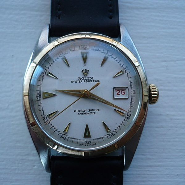 FS: Rolex 'Ovettone' Big Egg Bubbleback, 6105, caliber A-296, serviced ...