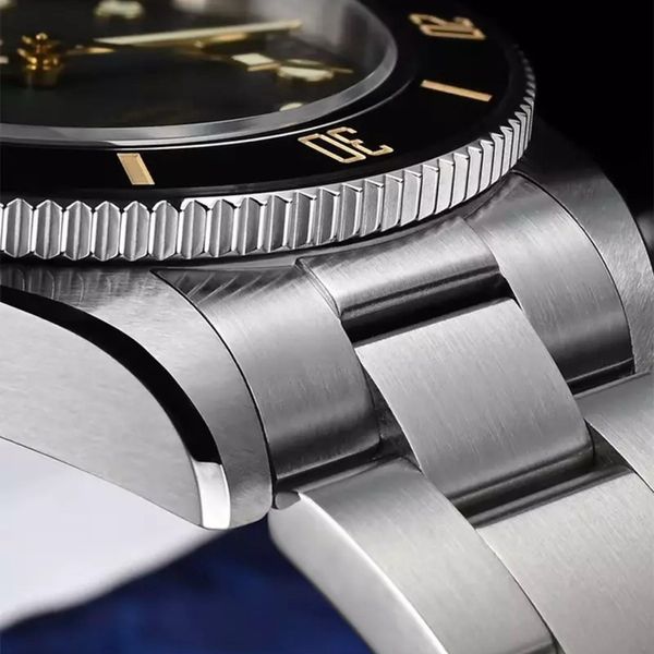 San Martin SN0008-G-C Retro Luxury Men's Watch 36mm NH35 Automatic 200M ...