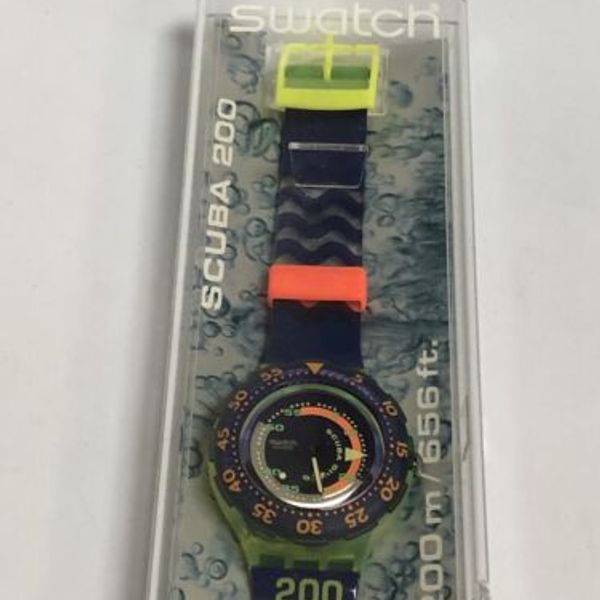 Swatch Swiss Made Scuba 200 Diving Watch Working w/ Case | WatchCharts