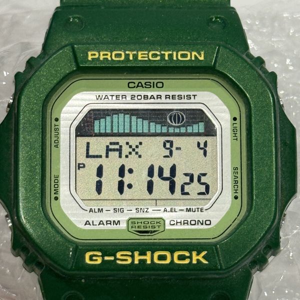 Casio G-shock G-Lide GLX-5600A Module 3151 Green Digital Wrist Watch ...
