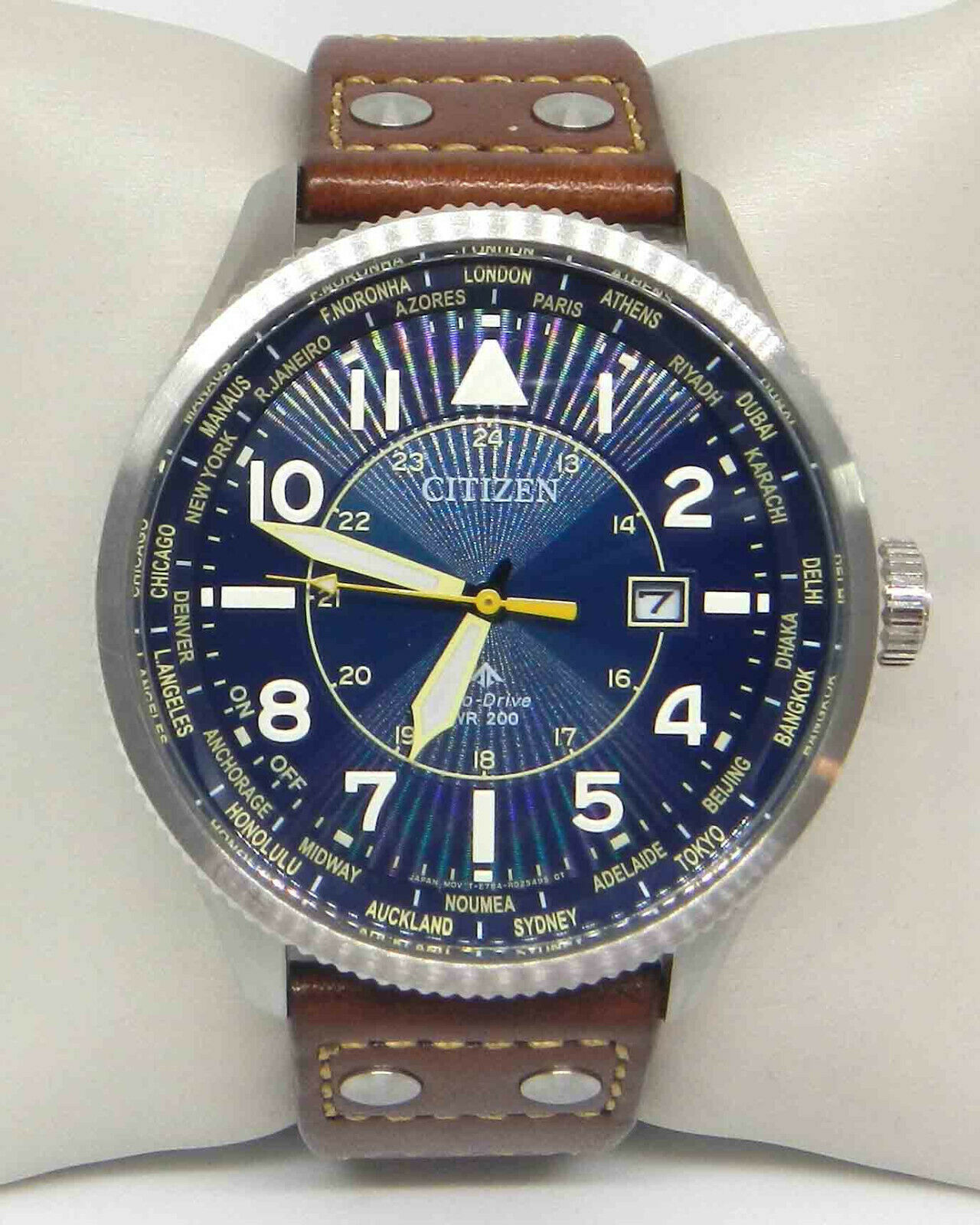 CITIZEN PROMASTER NIGHTHAWK ECO-DRIVE WORLD TIME MEN'S WATCH BX1010-11L ...