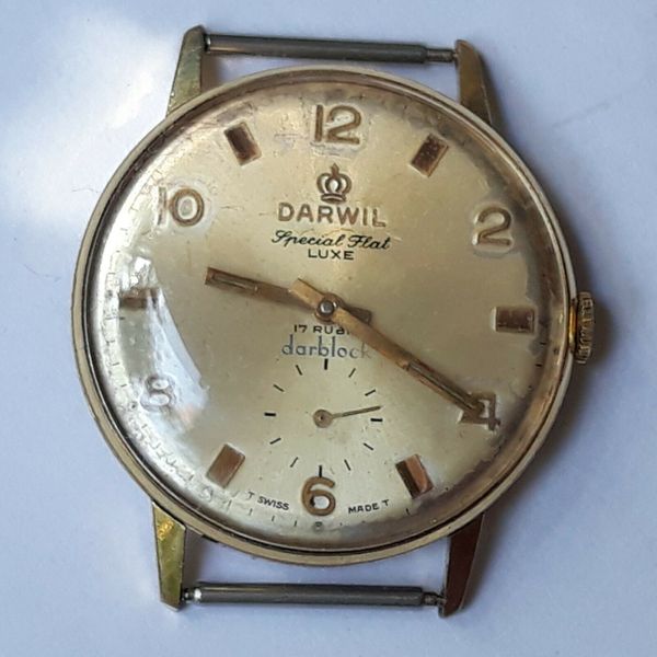 Vintage DARWIL Special Flat Luxe Darblock 17 Rubis | WatchCharts ...