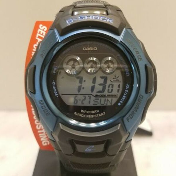Casio Men's G-Shock, GWM500F-2 Solar Blue Dial, Backlight, Timer ...
