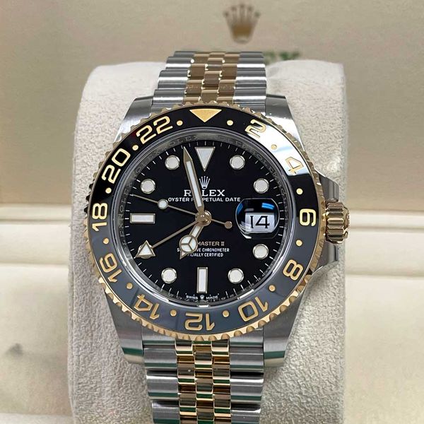 FS: Rolex GMT Master II SS/108k Yellow Gold Bumblebee 1267132GRNR ...