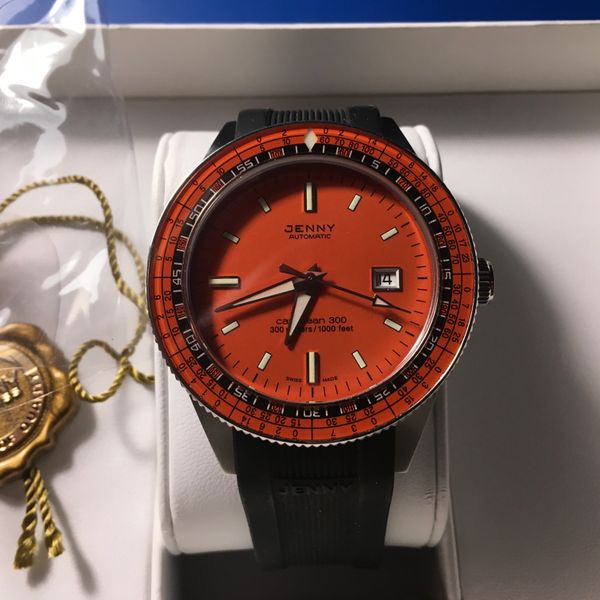 FS: Doxa / Jenny Caribbean Limited Edition Orange Diver. $425 ...