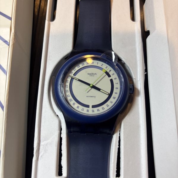 Swatch Sistem51 Hodinkee Stoplight Men's Automatic Watch Neon Remix ...