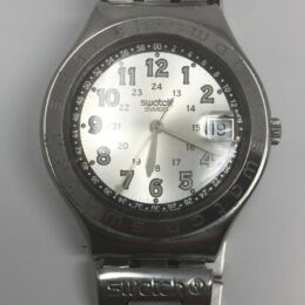 Swatch Irony AG 1998 Swiss Stainless Steel Date Watch | WatchCharts ...