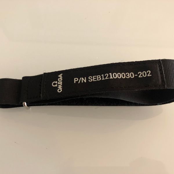 [WTS] New Omega Speedmaster NASA 20mm Black NATO Strap P/N SEB12100030 ...