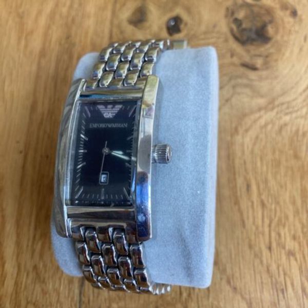 Emporio armani mens watch Stainless Steel 251500. Gents designer ...