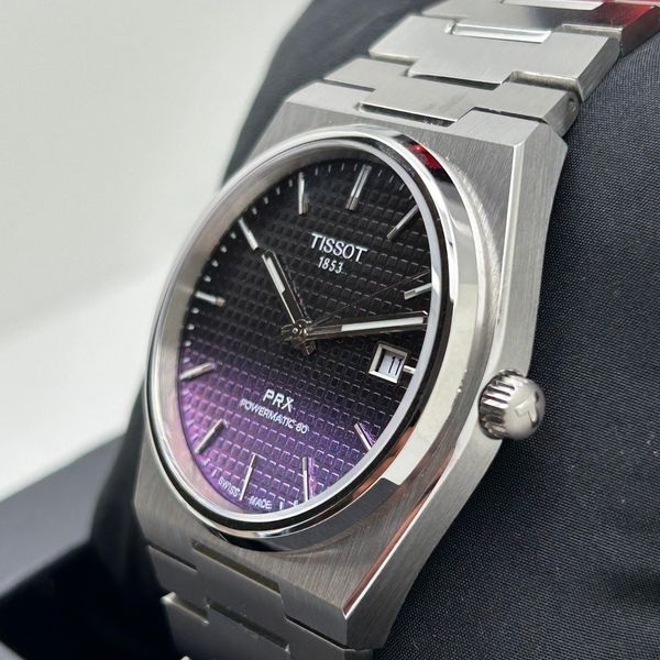 Tissot PRX Powermatic 80 Black Chameleon 40 mm Men's Watch T137.407.11 ...