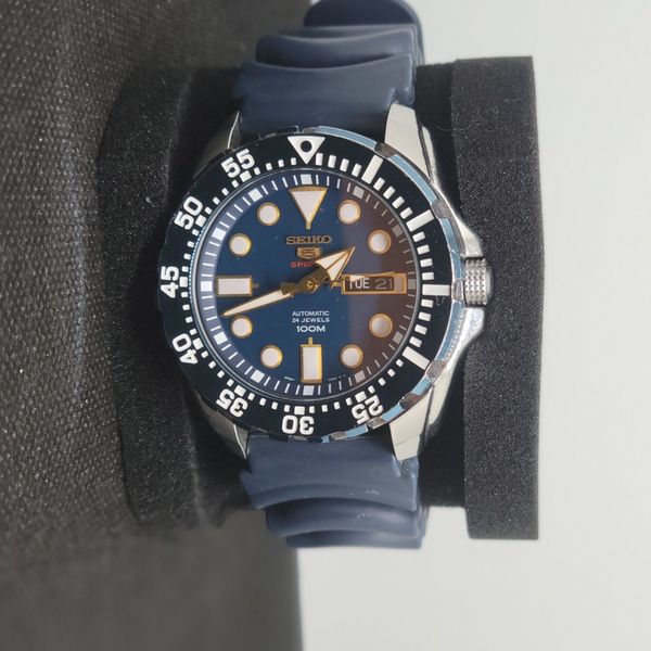 SEIKO BABY TUNA NAVY BLUE MONSTER DIVER AUTOMATIC 44MM MENS WATCH RARE ...