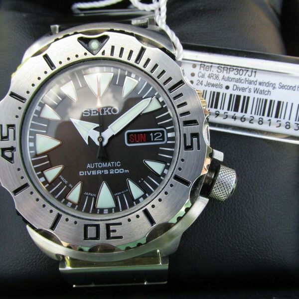SEIKO Monster SRP307J1 Rare Gen2 Japan 200m Automatic with tags + box ...