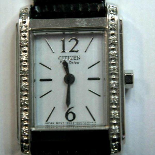CITIZEN ECO-DRIVE GN-0-5 Rectangle Crystal Quartz Women's Wristwatch ...