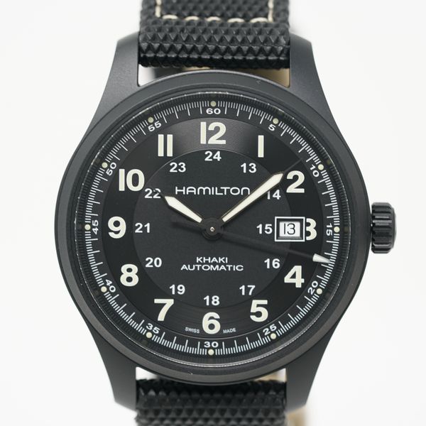 FS: Hamilton Khaki Field Titanium Auto H70575733 | WatchCharts Marketplace