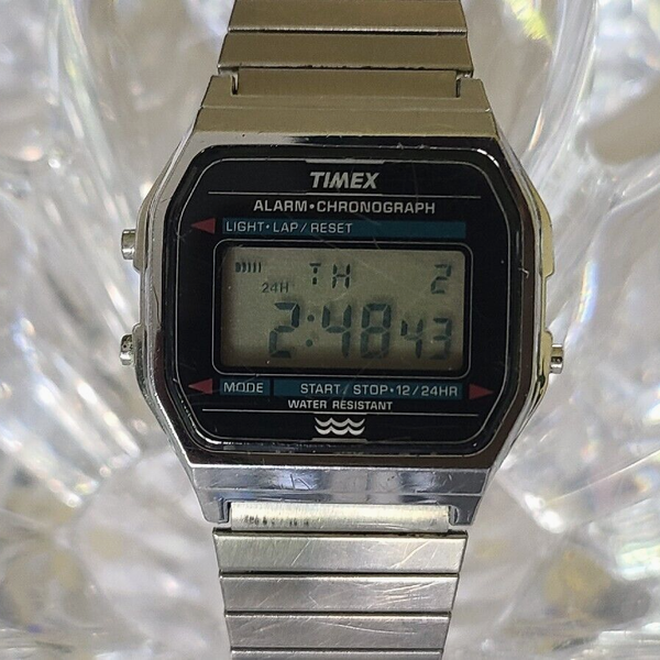 Vintage Timex FA Cell Alarm Chronograph Digital Watch | WatchCharts Marketplace