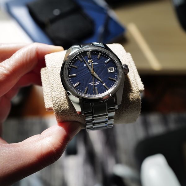 [WTS] Grand Seiko SLGH009 (Orbit / Blue Wood Grain Dial) - Full kit ...