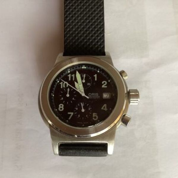 Beautiful Oris Chronograph 7511 Quartz Wrist Watch | WatchCharts ...