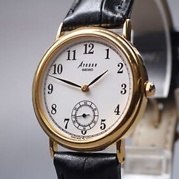 Vintage 1988 Seiko Avenue 2K23-6000 Small Second Quartz Mens Watch JDM ...
