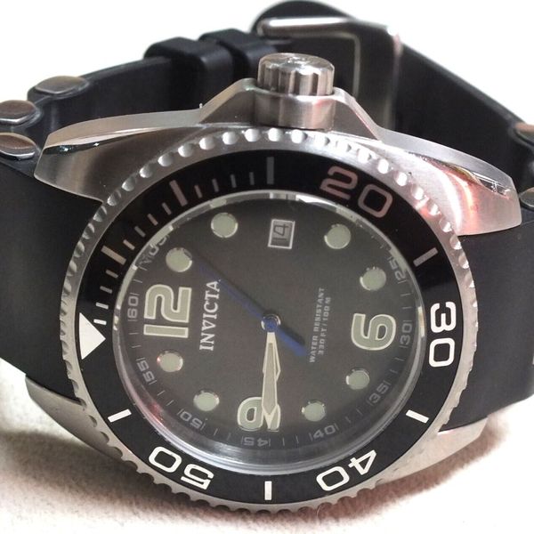 Invicta Pro Diver Model 0492 Swiss Black Men's Watch | WatchCharts ...