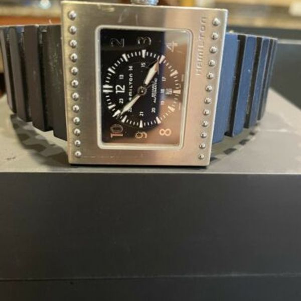 Hamilton Khaki Titanium Code Breaker Automatic Mens Wrist Watch ...