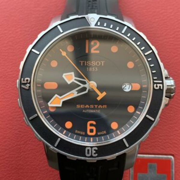 Mens Tissot Seastar 1000 Automatic Watch T066407A Swiss 25j 300m Divers ...