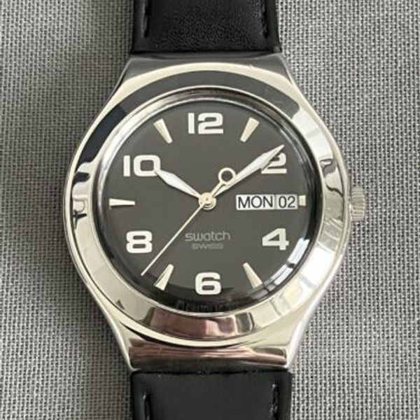 2005 Swiss Made Swatch Irony Stainless Steel Quartz Watch ...