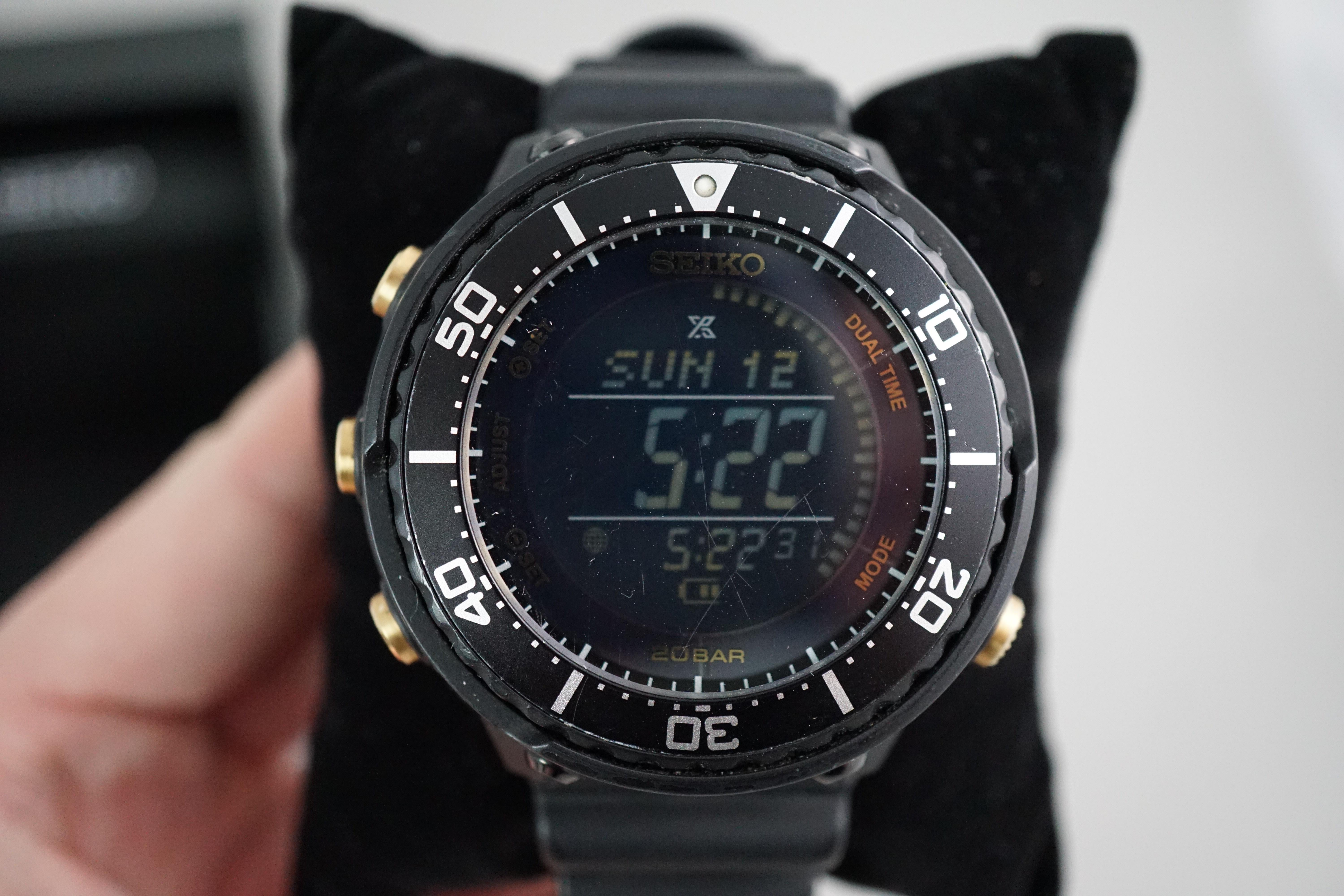[WTS] Seiko x Lowercase Prospex SBEP005 Solar Fieldmaster Digital Watch ...