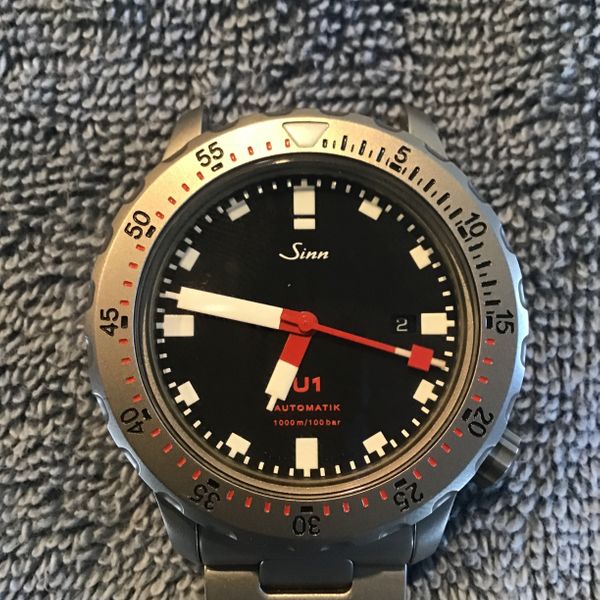 Sinn U1 With box, extra clasp, papers and Erika’s MN strap ...