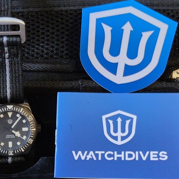 Watchdives EXD, 38mm, Titanium PVD Black, 200m Diver, Seiko VH31 ...